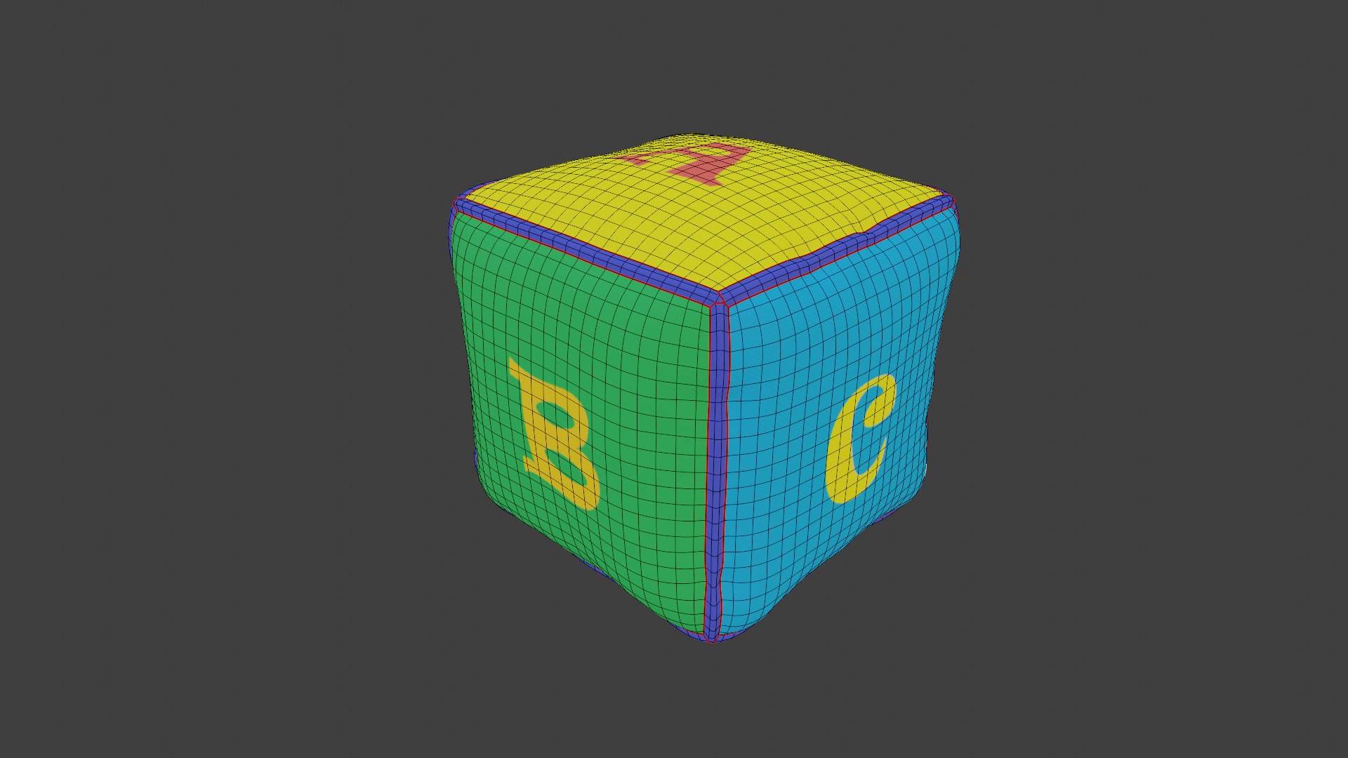 3D model Soft cubes with all lettres baby cubes toys decor PBR 3D model - TurboSquid 1770002