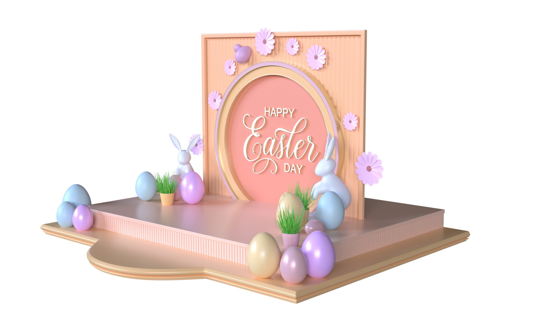 Easter Day 3D Model - TurboSquid 2391610