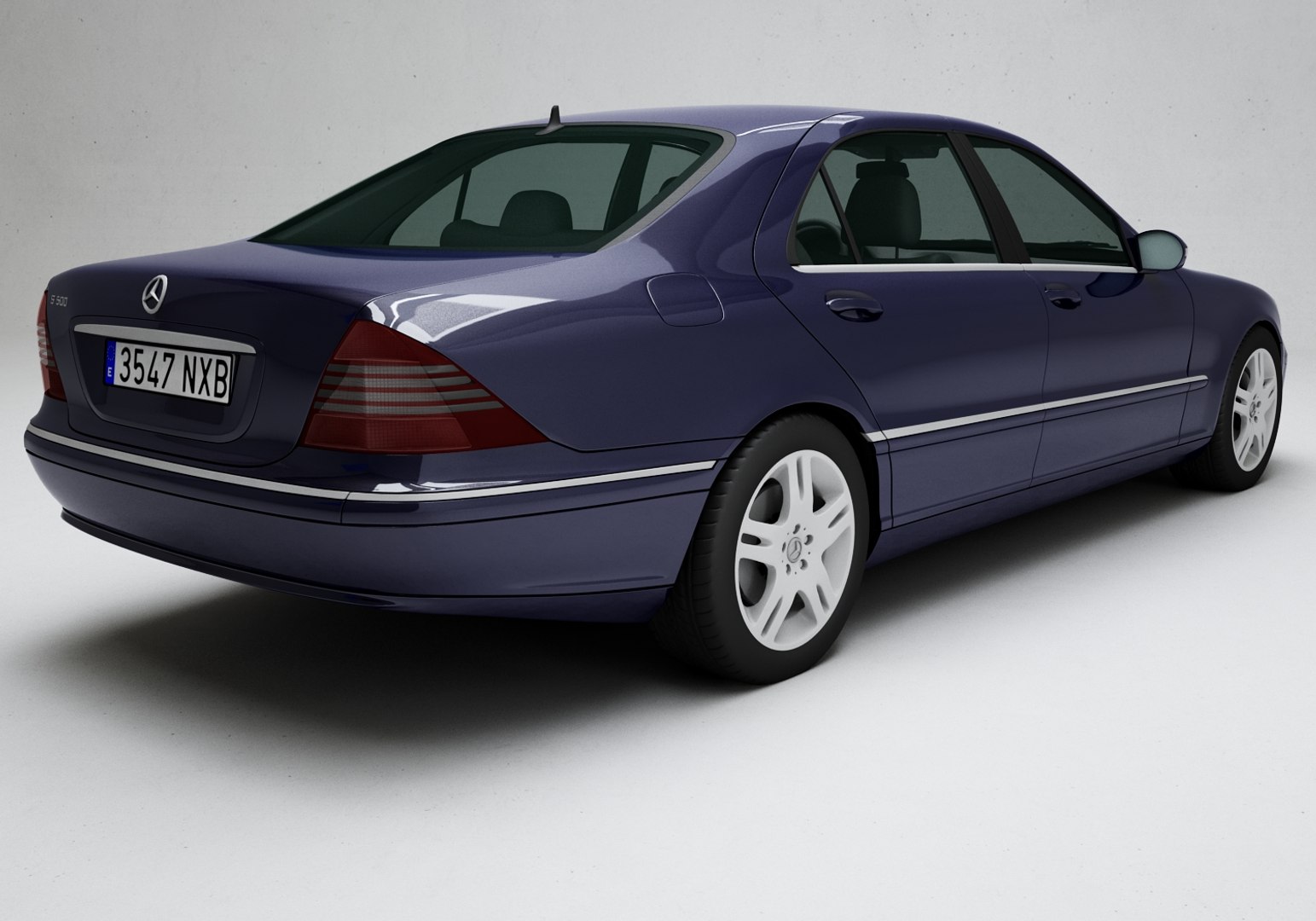3D Mercedes-benz S-class 2003 - TurboSquid 1501847