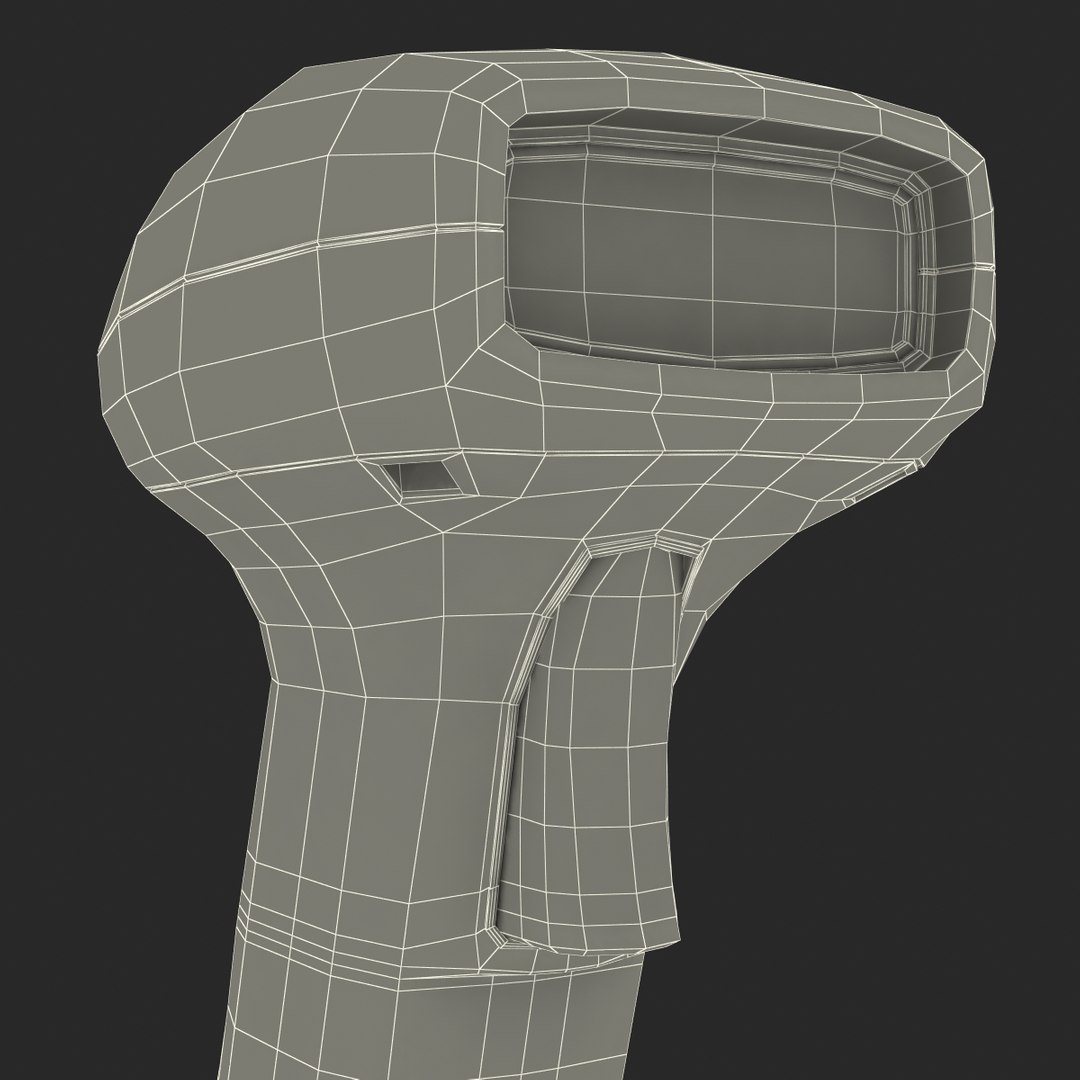 3d Barcode Scanner Model