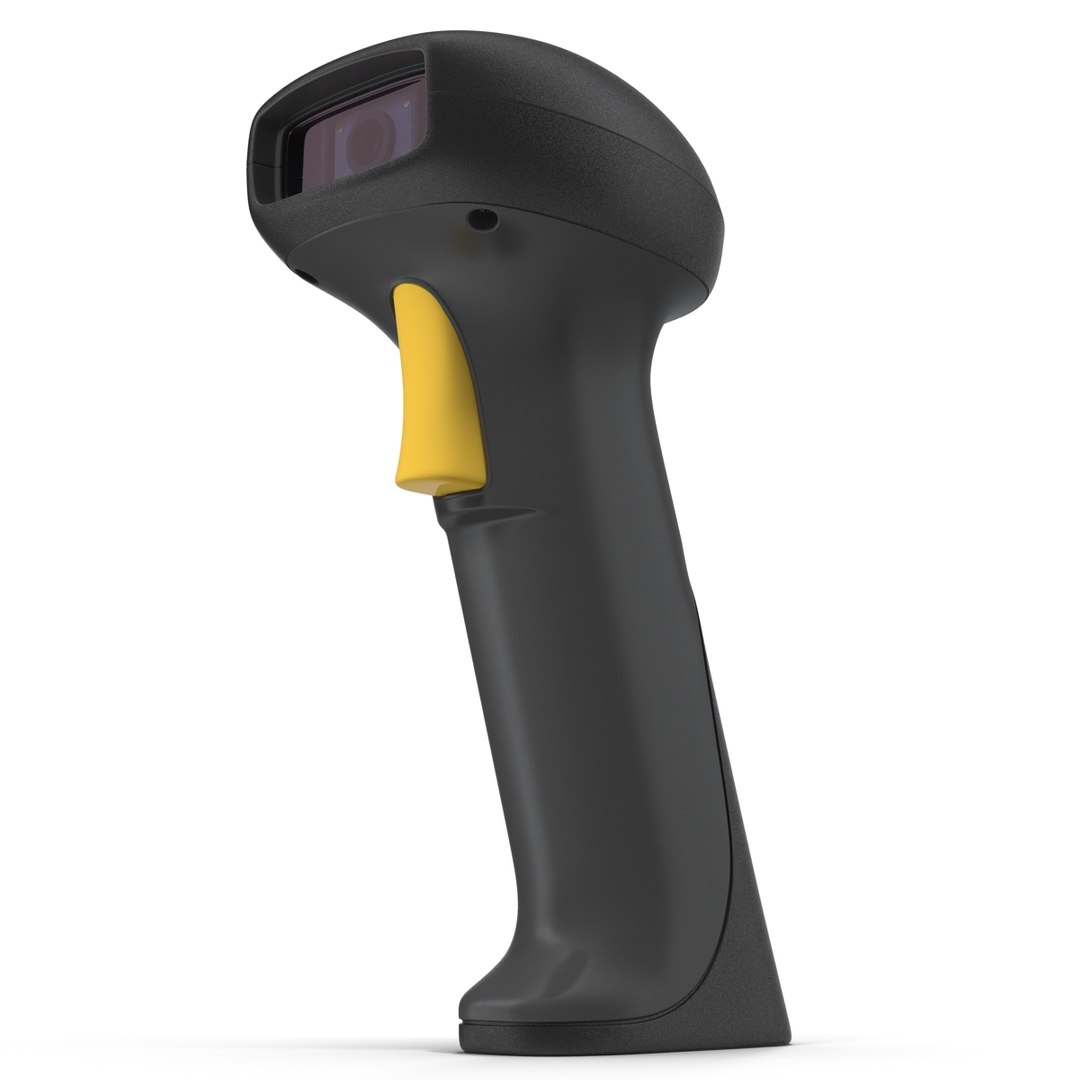 3d Barcode Scanner Model
