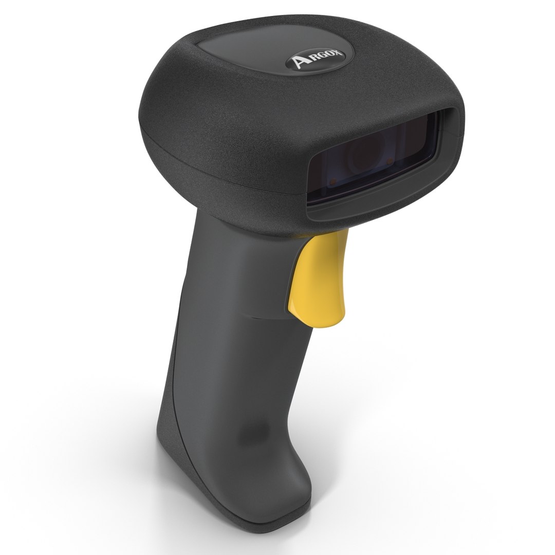 3d Barcode Scanner Model