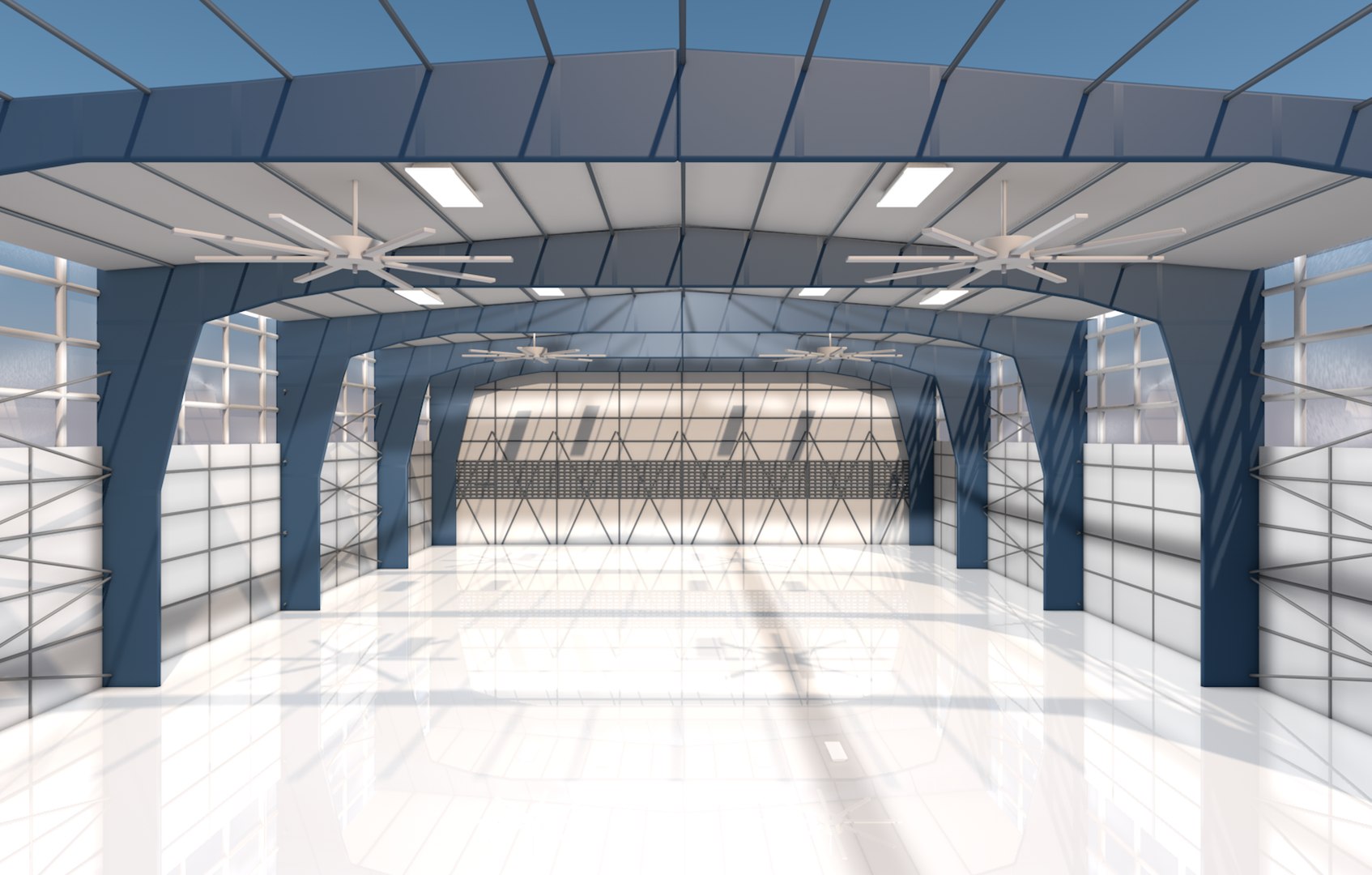 3D Airplane Hangar - TurboSquid 1281834