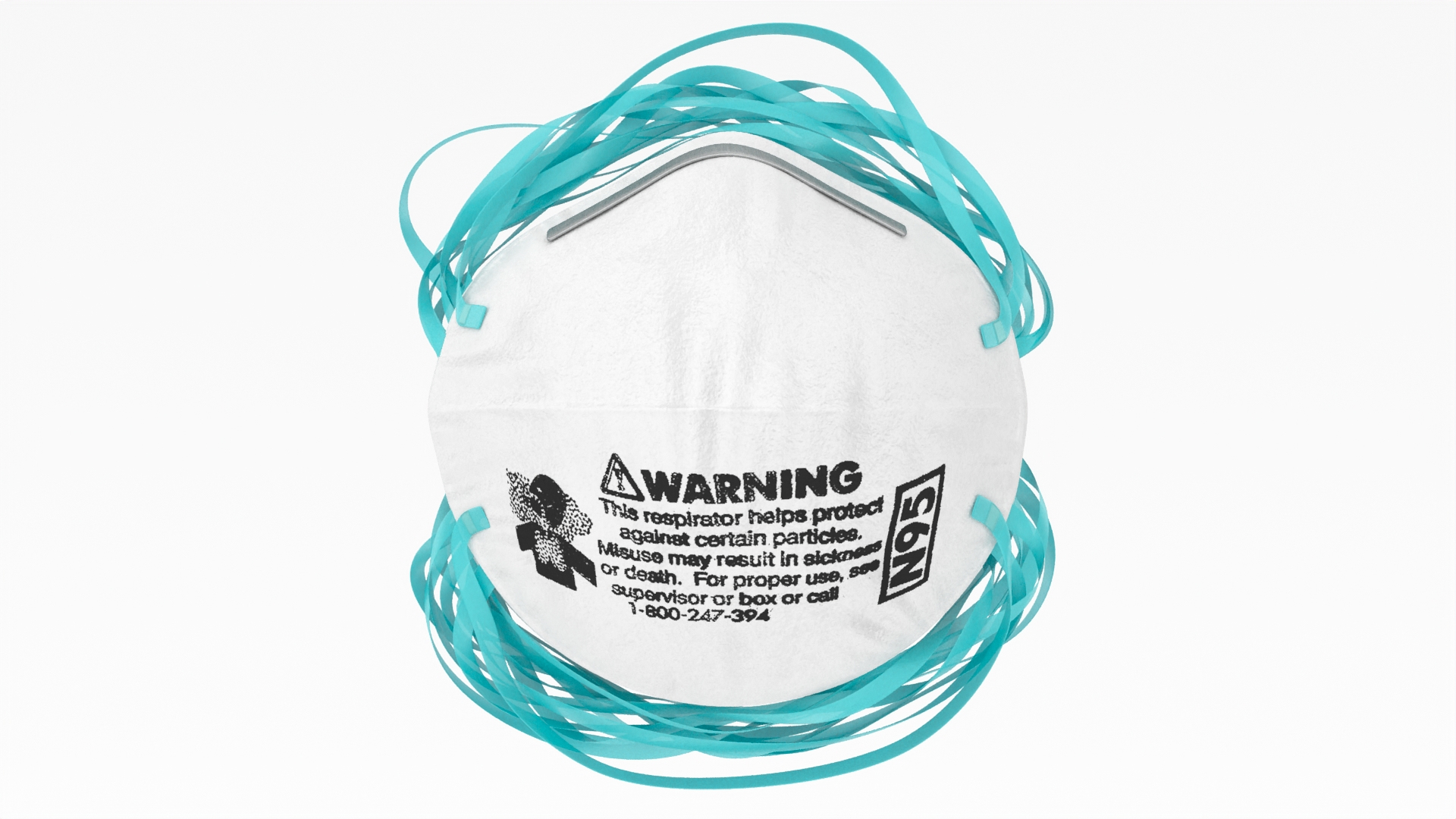 3D Model Particulate Respirator N95 Class - TurboSquid 1705009