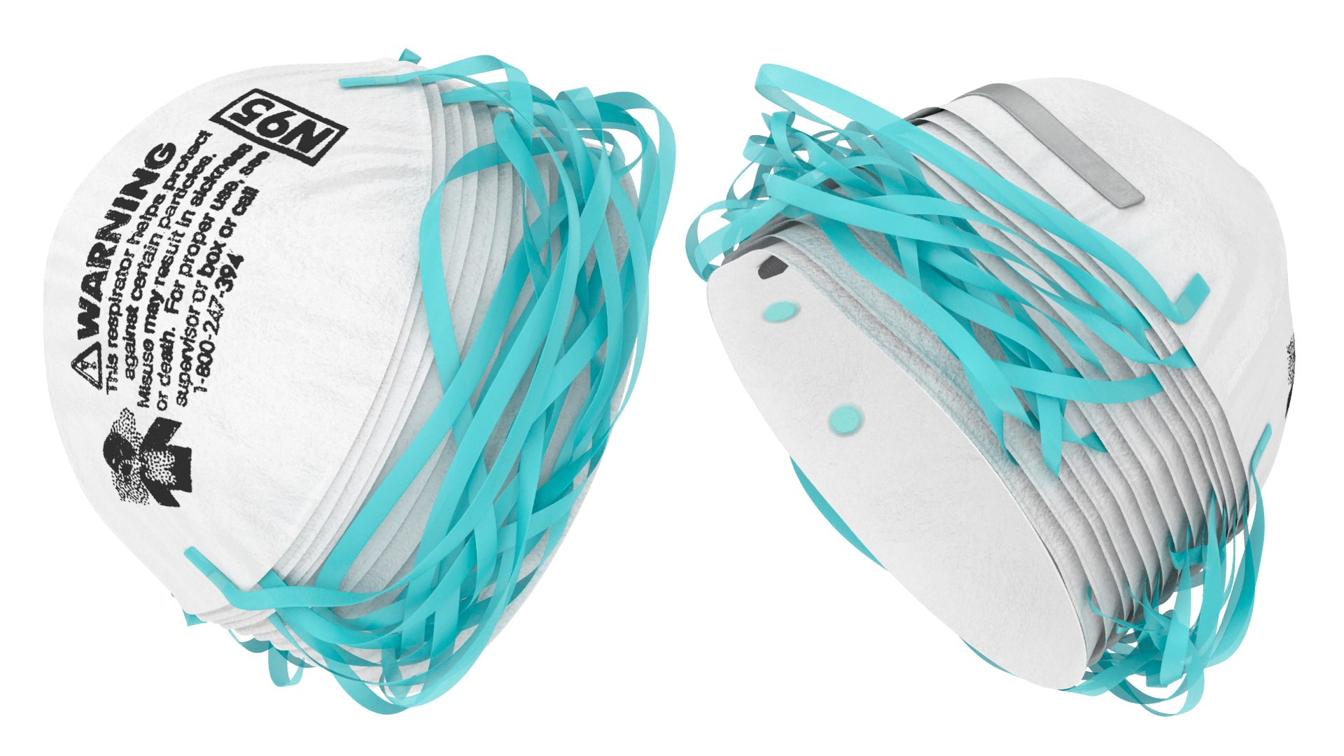 3D model particulate respirator n95 class - TurboSquid 1705009