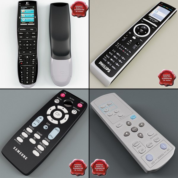 3d tv remote control model