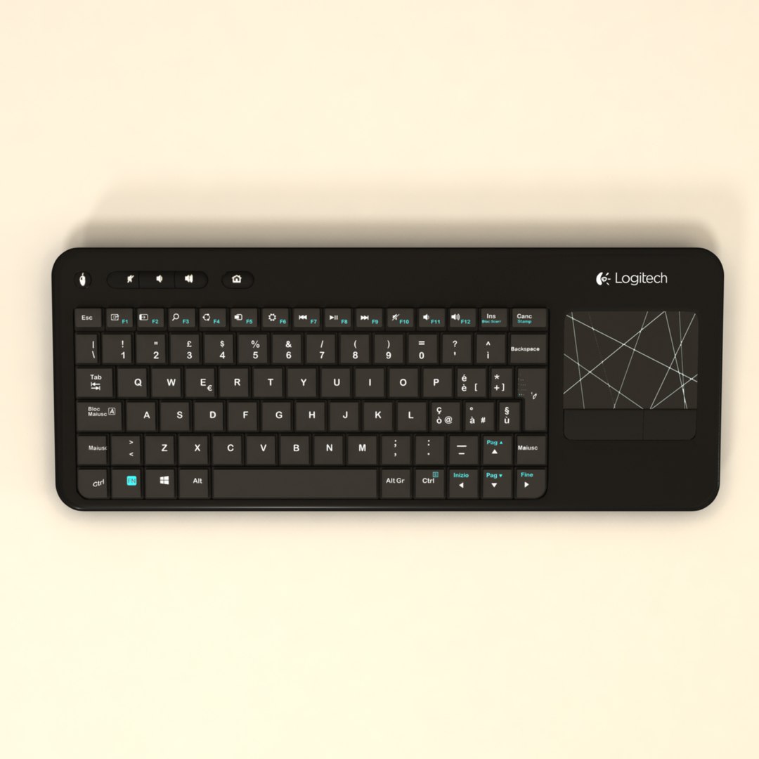 Logitech Less Keyboard K400r Obj