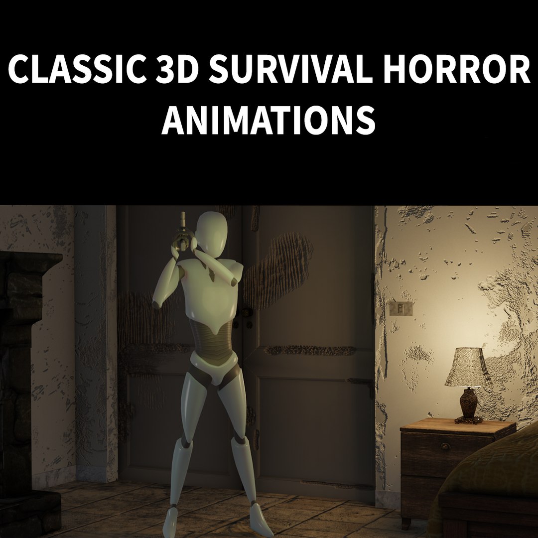 Classic 3D Survival Horror Animations - Motion Cast11 Vol1 Model - TurboSquid 1962546