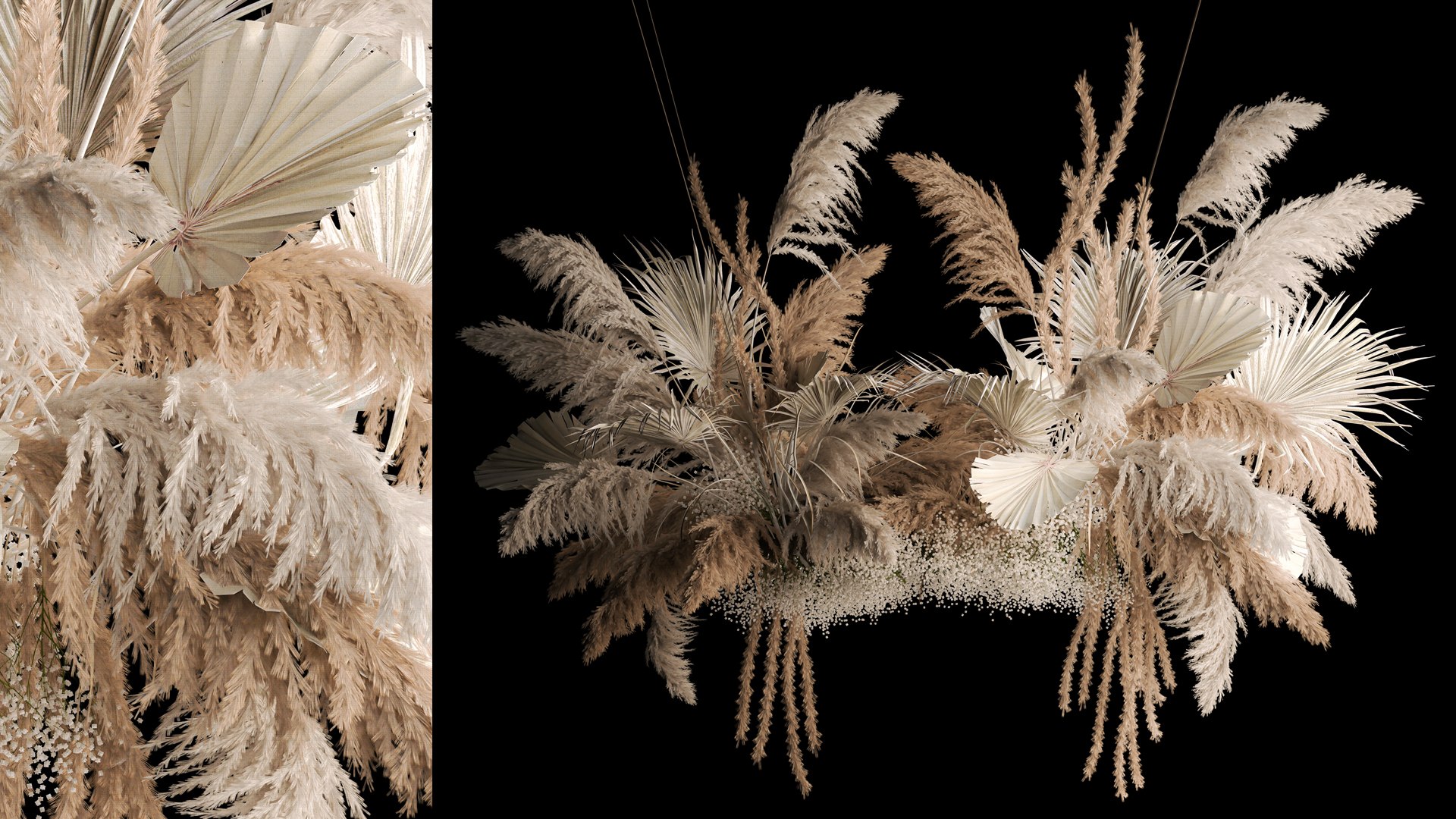 3D Model Hanging Bouquet Of Dry Reeds For Decoration 257 - TurboSquid ...