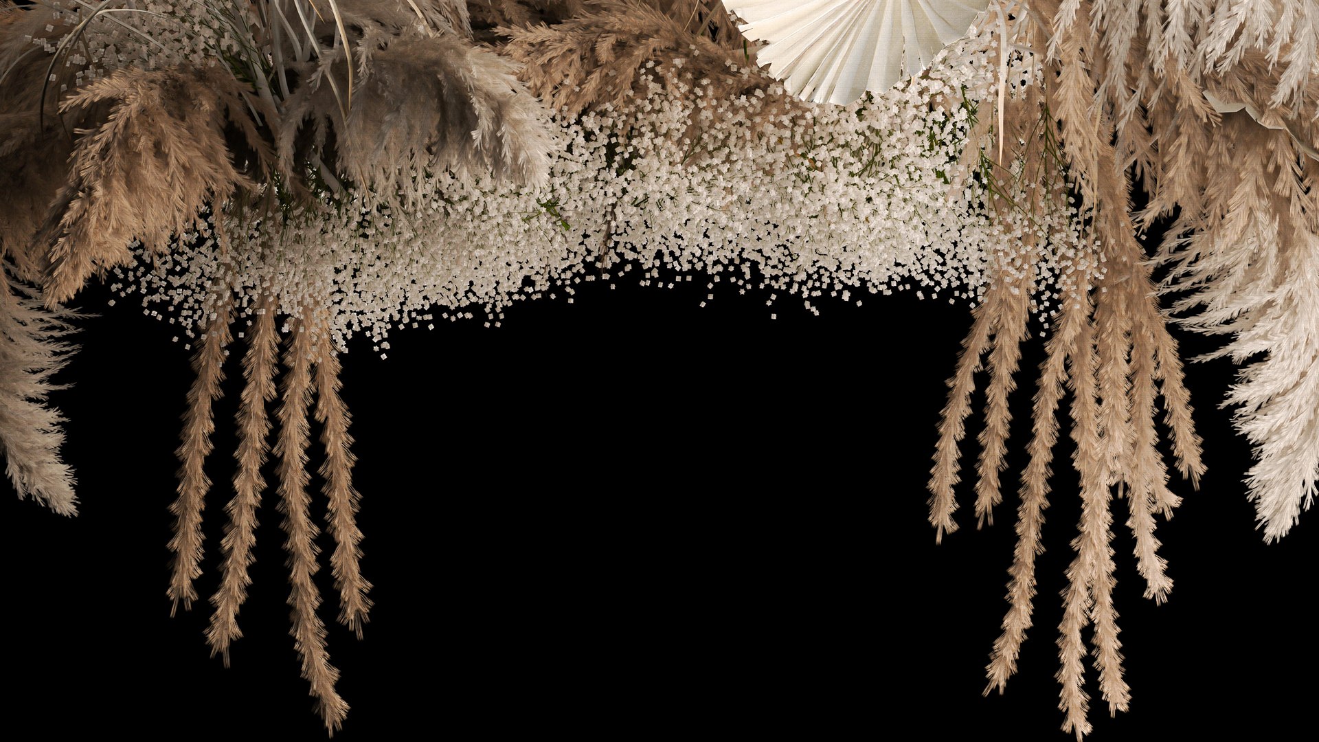 3D Model Hanging Bouquet Of Dry Reeds For Decoration 257 - TurboSquid ...