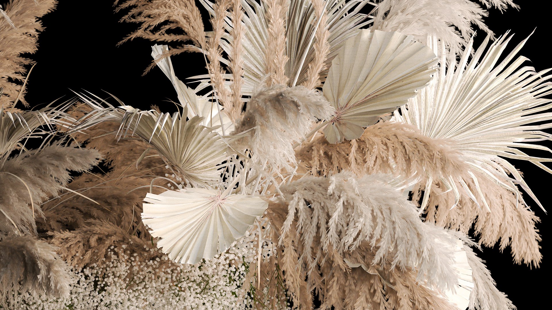 3D Model Hanging Bouquet Of Dry Reeds For Decoration 257 - TurboSquid ...