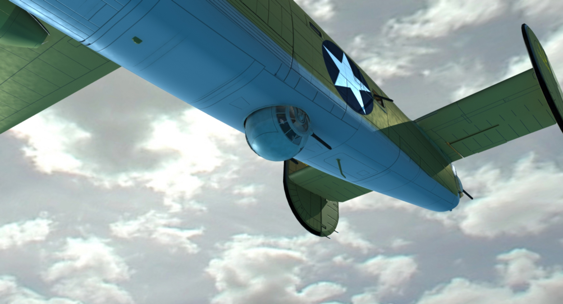 Consolidated B-24 Liberator American 3d Lwo