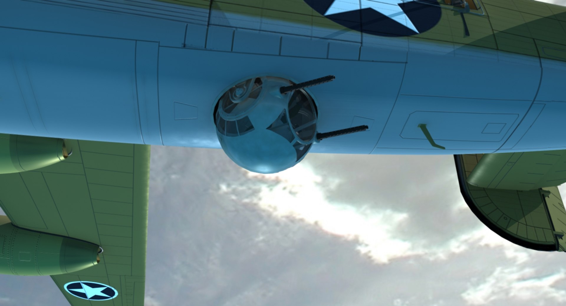 Consolidated B-24 Liberator American 3d Lwo
