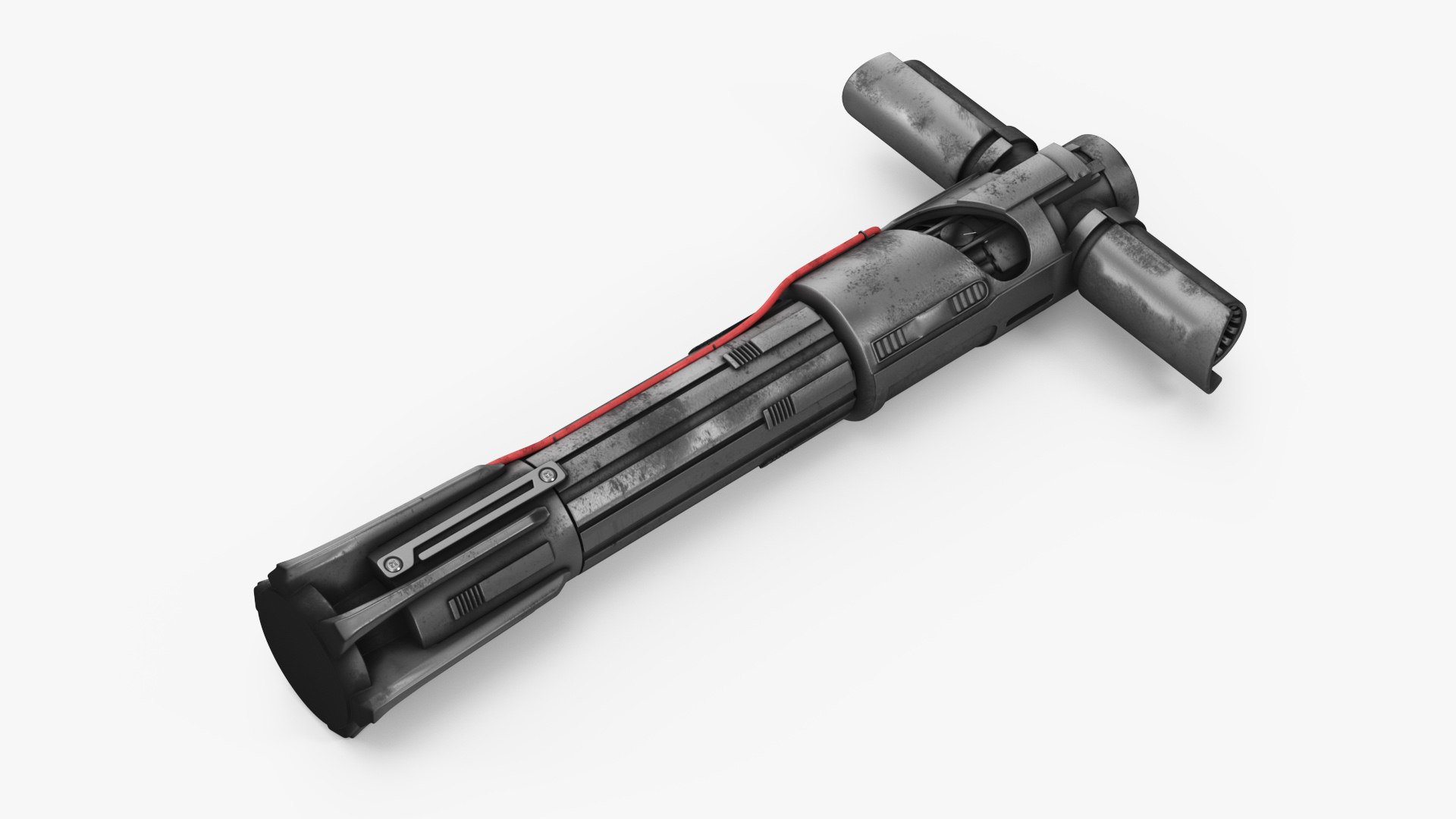 3D Model Kylo Rens Lightsaber Off - TurboSquid 2248022