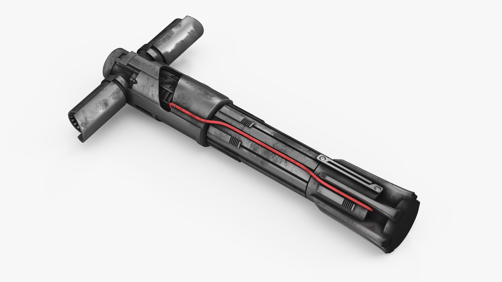 3D Model Kylo Rens Lightsaber Off - TurboSquid 2248022