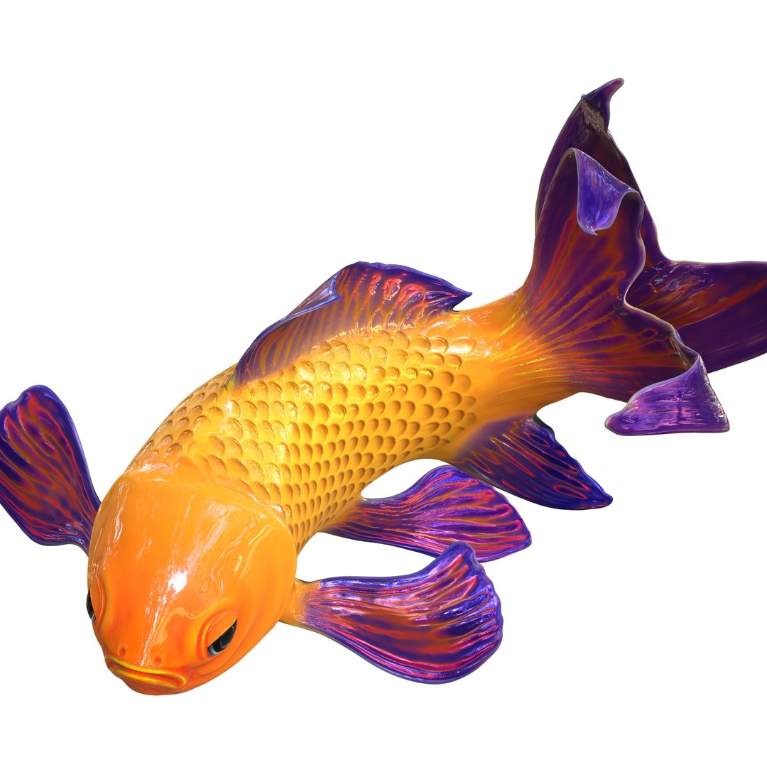 GOLDFISH GOLD Fish MAGIC RIVER SEA OCEAN SHARK SALMON Model ...