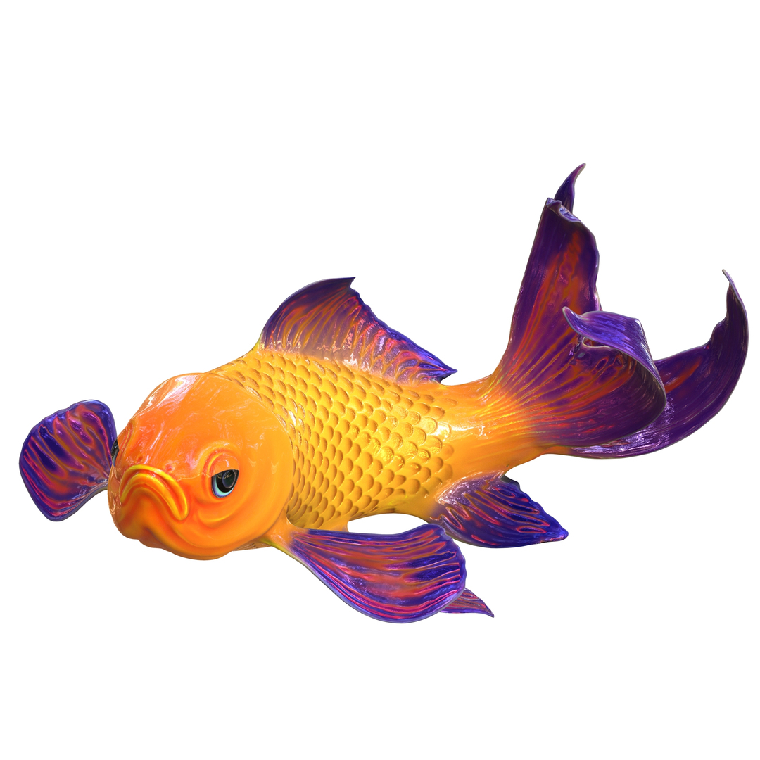 GOLDFISH GOLD Fish MAGIC RIVER SEA OCEAN SHARK SALMON Model ...