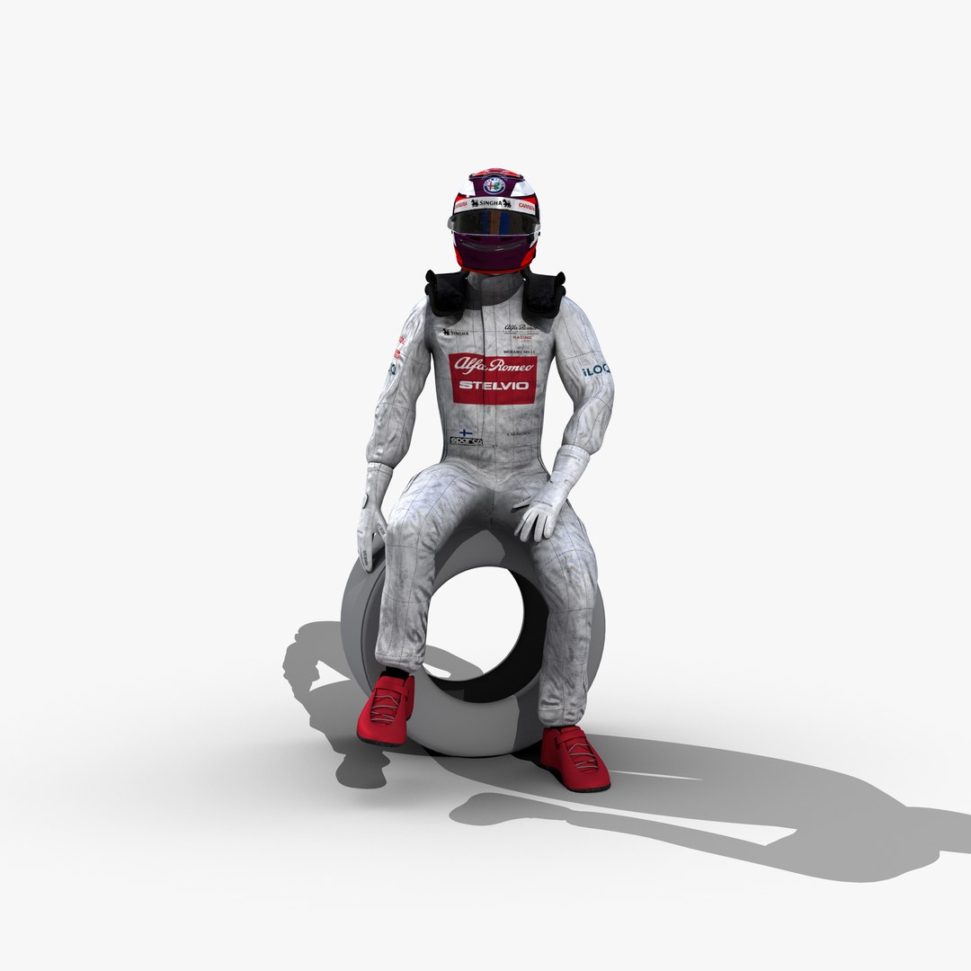 Kimi Raikkonen 2019 3D Model - TurboSquid 1473136