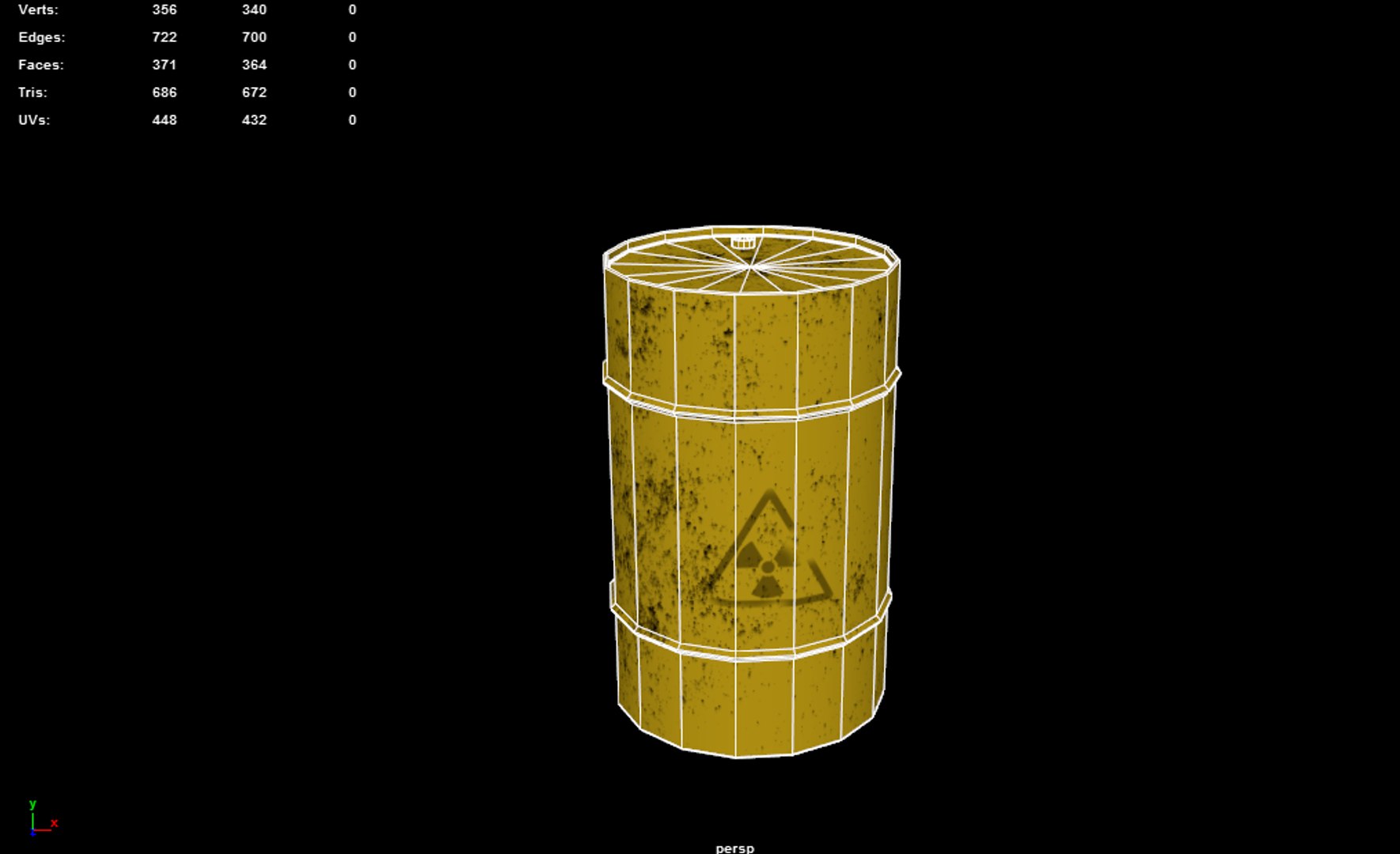 Toxic Barrel Model - TurboSquid 1493821