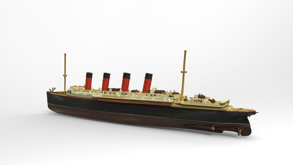 Lusitania model - TurboSquid 1846705