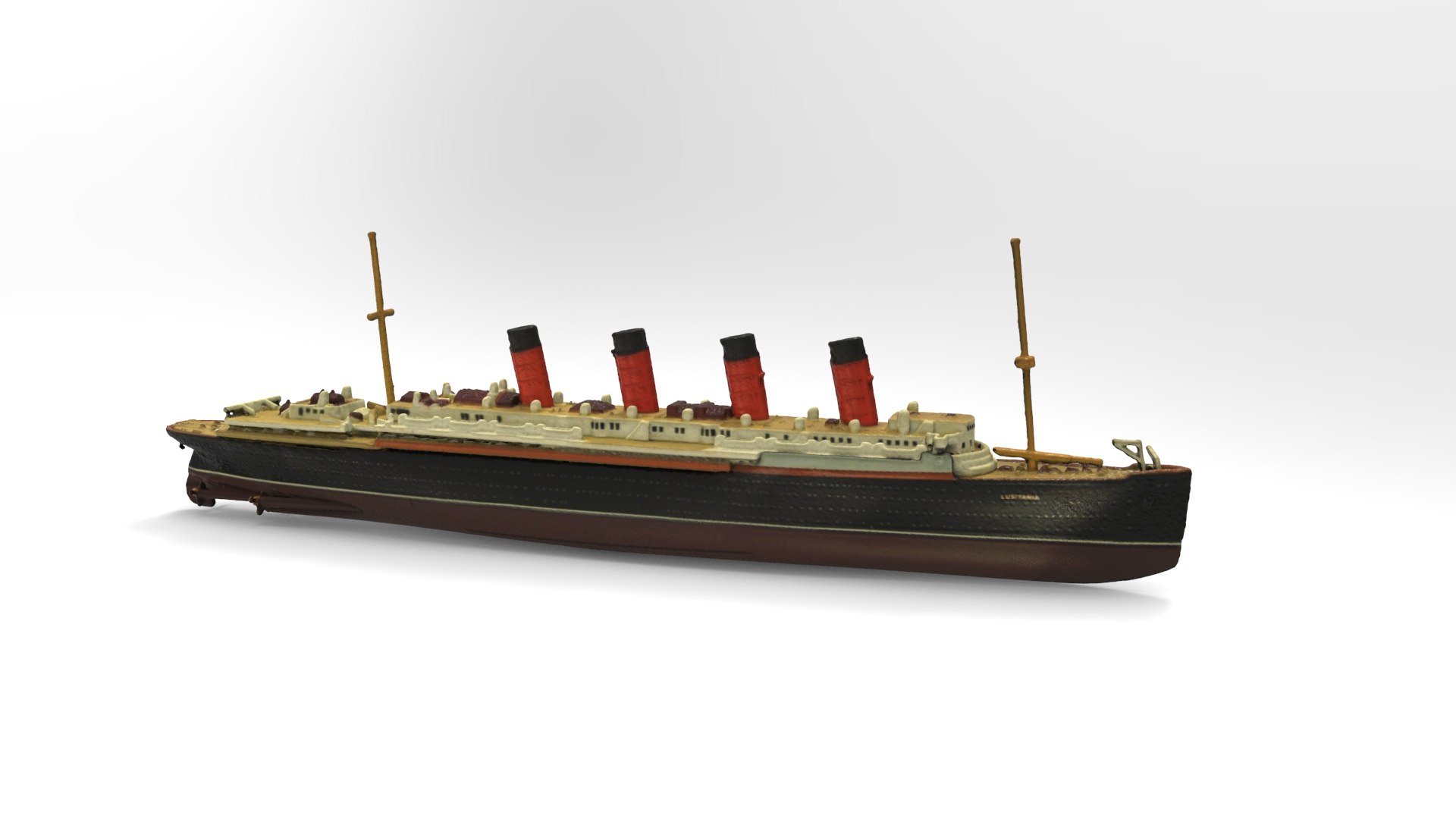 Lusitania Model - TurboSquid 1846705