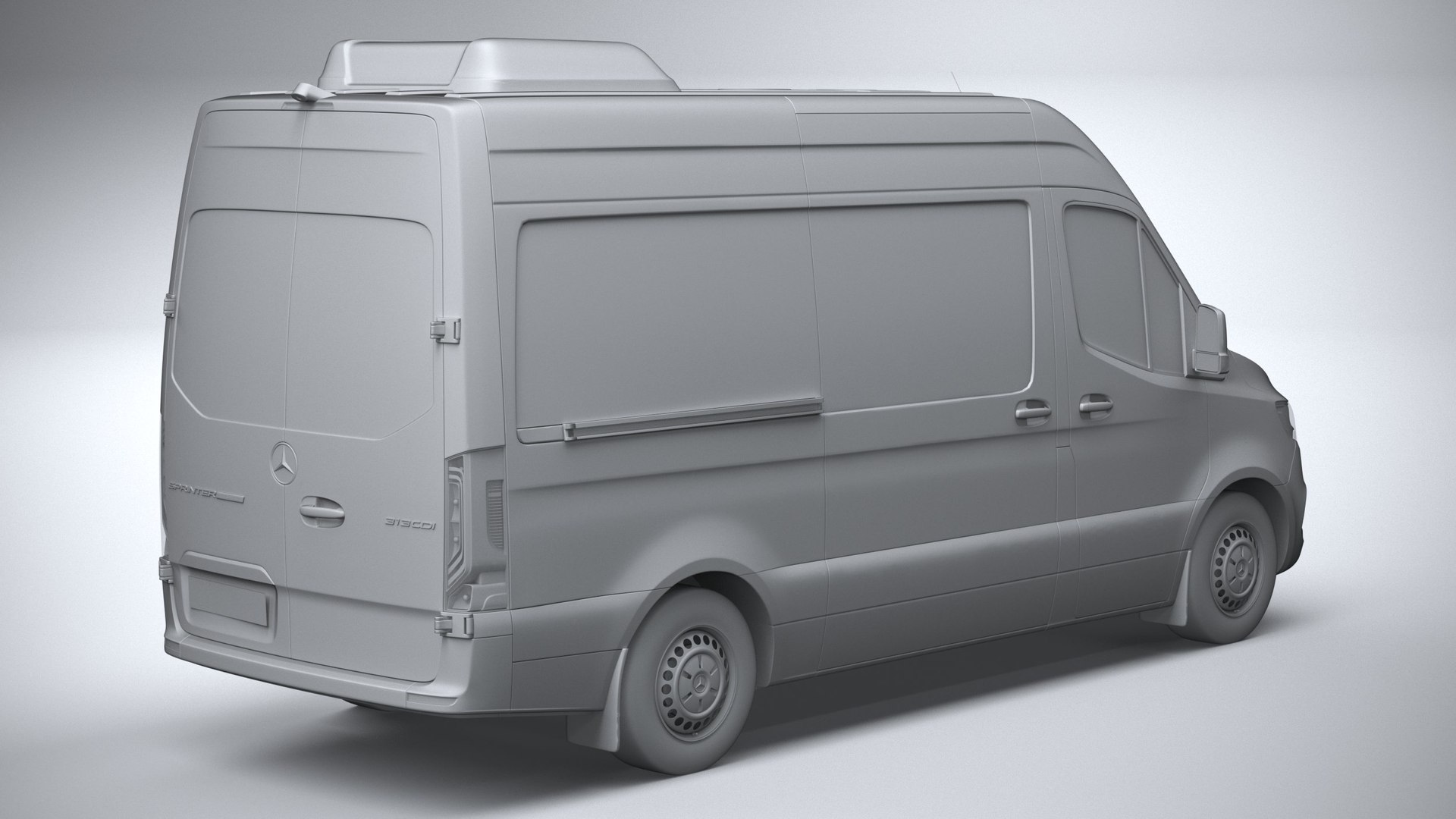 Mercedes Sprinter Passenger L2H2 2019 Model - TurboSquid 1763671