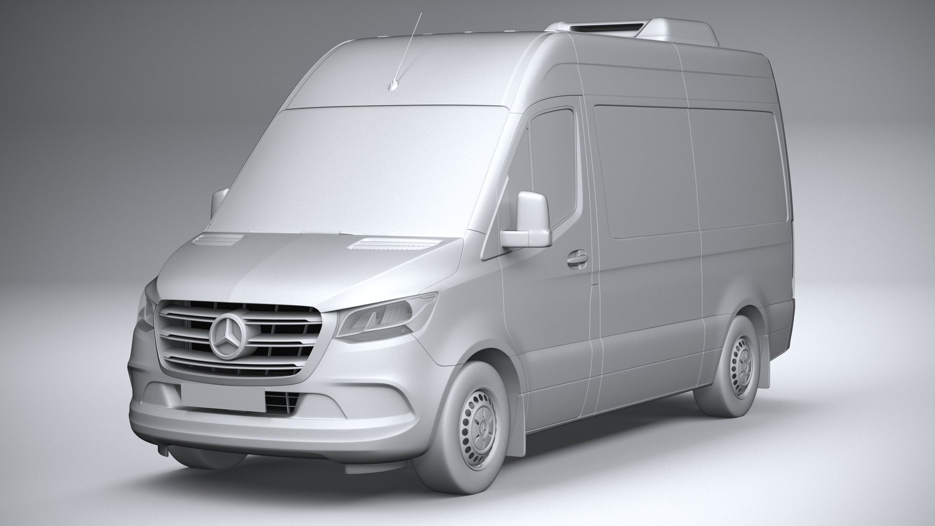 Mercedes Sprinter Passenger L2H2 2019 Model - TurboSquid 1763671