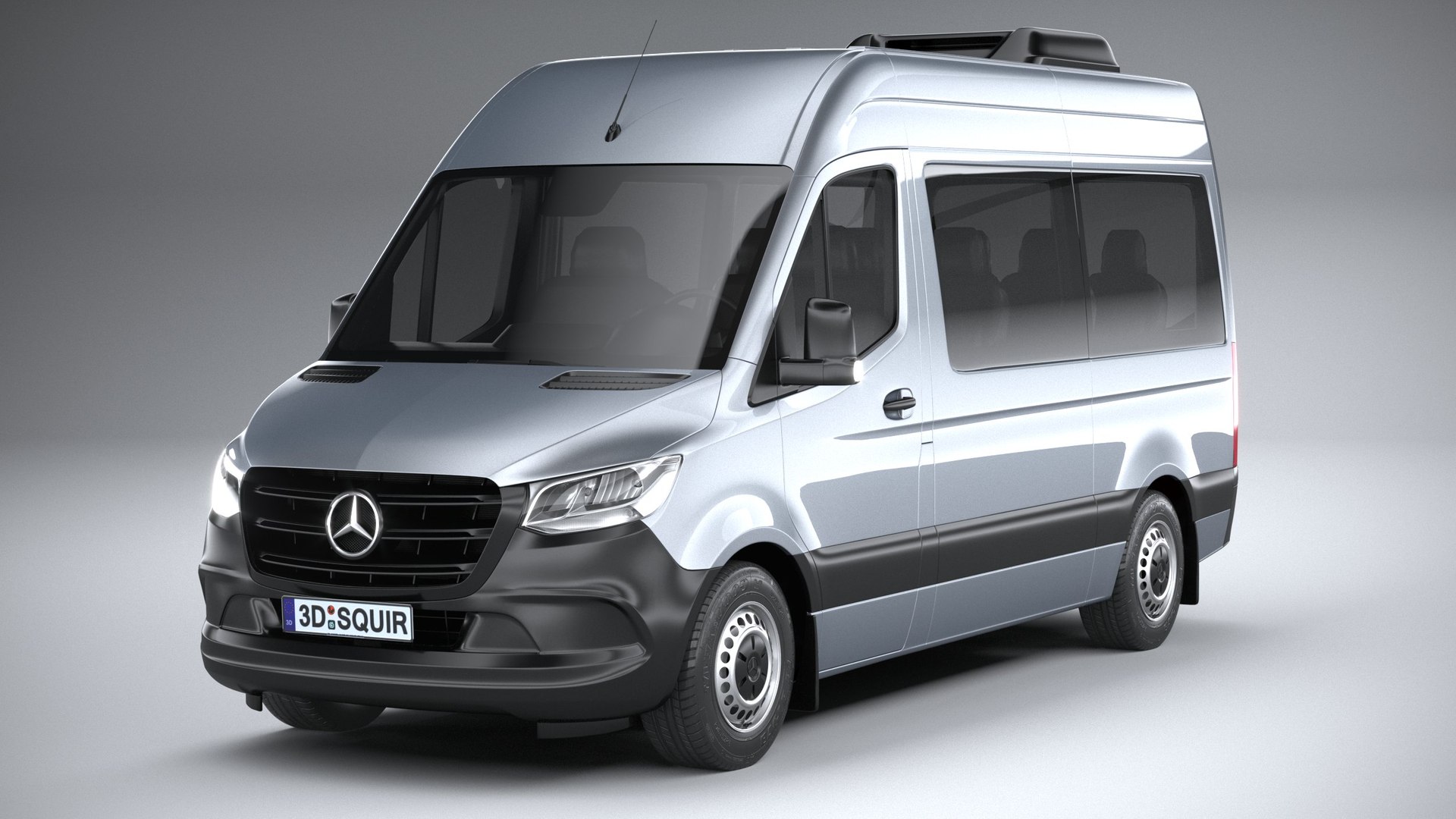 Mercedes Sprinter Passenger L2H2 2019 Model - TurboSquid 1763671