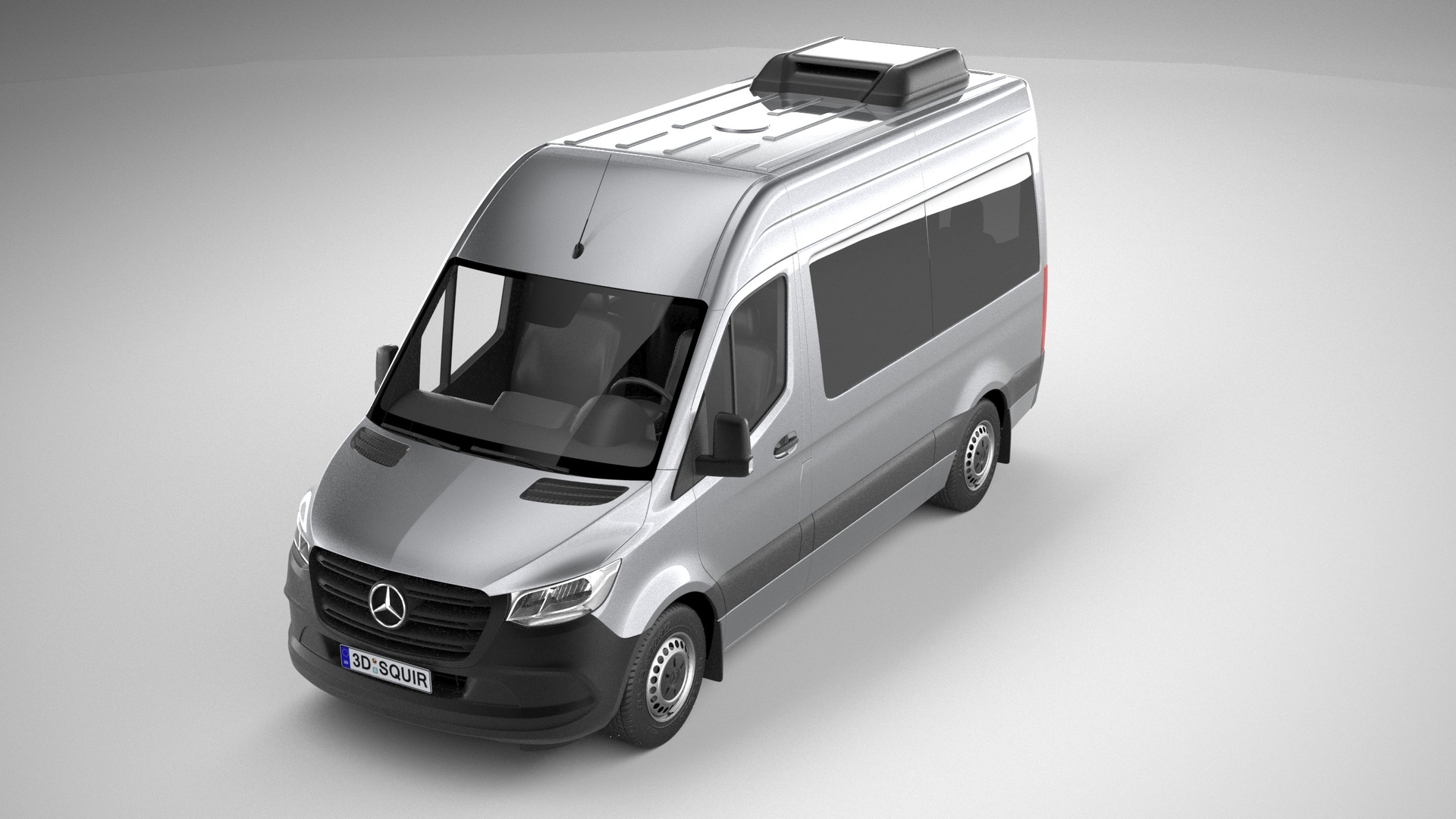 Mercedes Sprinter Passenger L2H2 2019 Model - TurboSquid 1763671