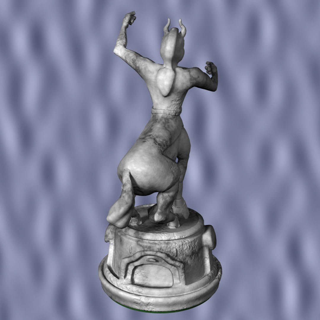 Gargoyle Chess Knight 3d Model