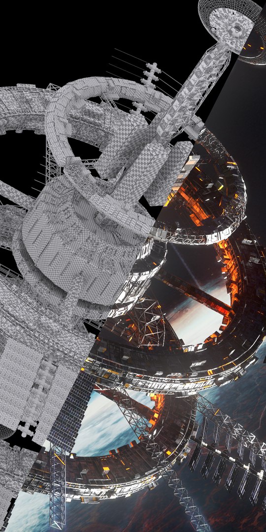 Space Station 3D Model - TurboSquid 1681223