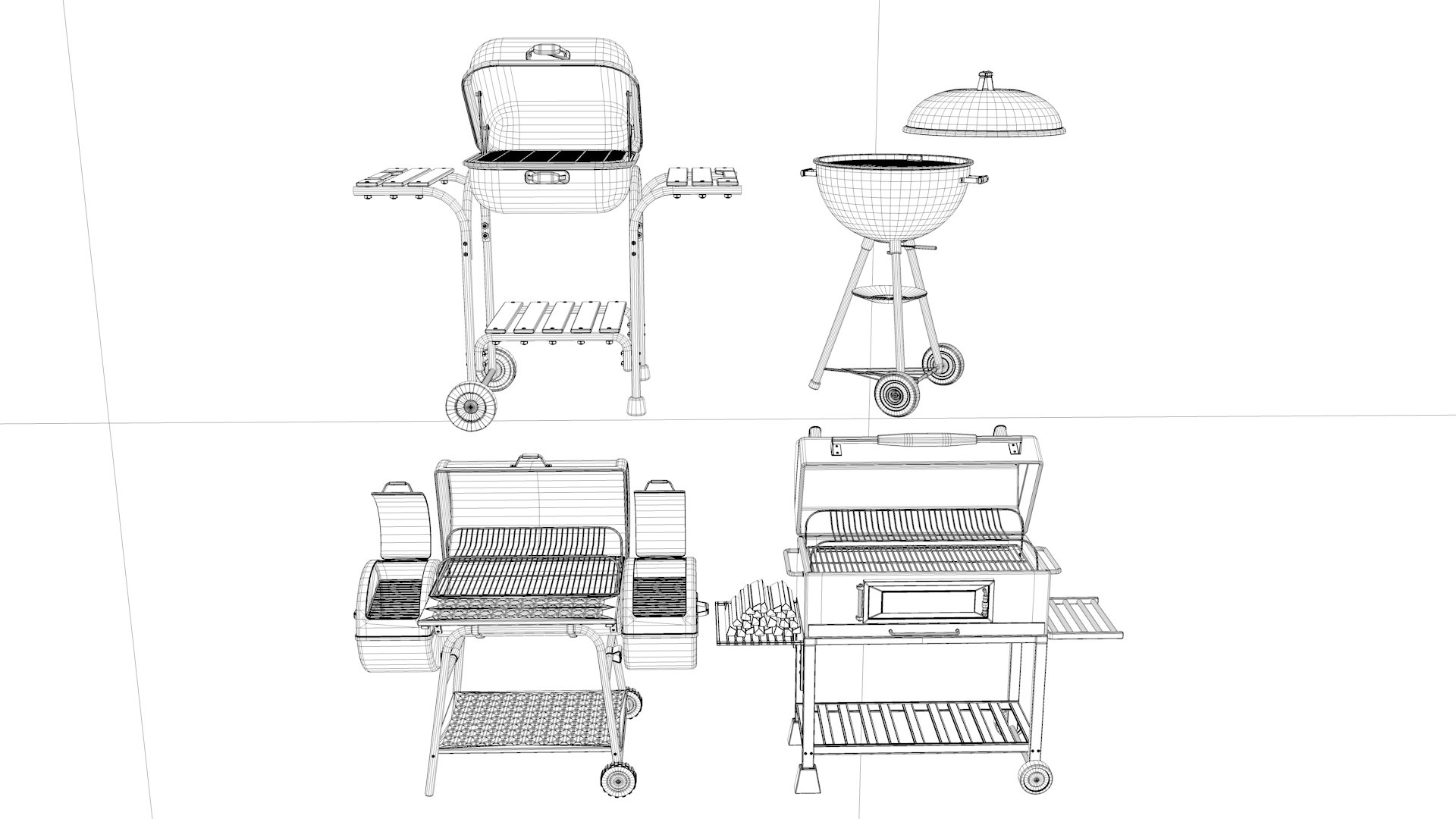 3D Grill Collection - TurboSquid 1964593