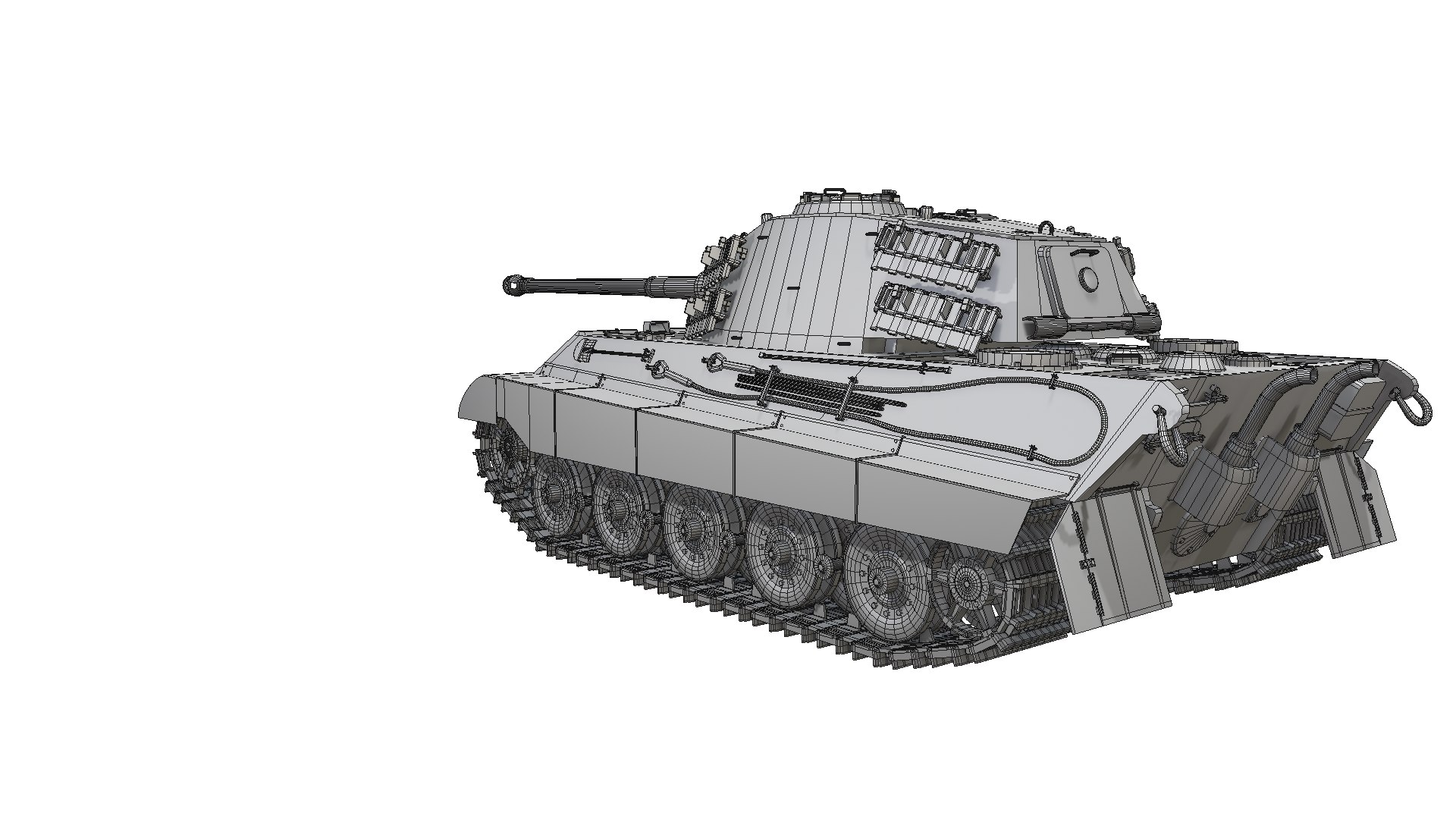 3D tiger tank panzer - TurboSquid 1630750