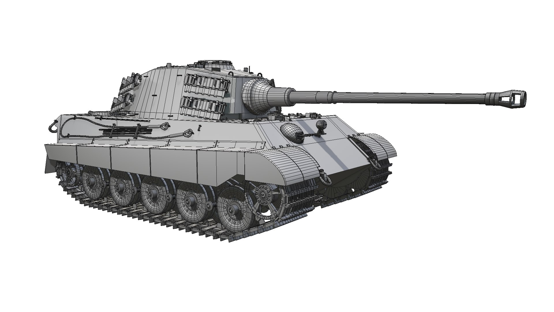 3D tiger tank panzer - TurboSquid 1630750
