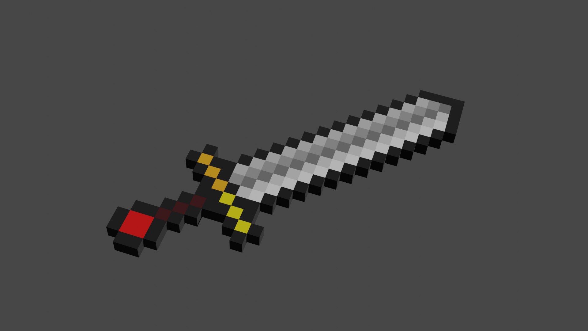 Pixel Sword 3D Model - TurboSquid 2060179