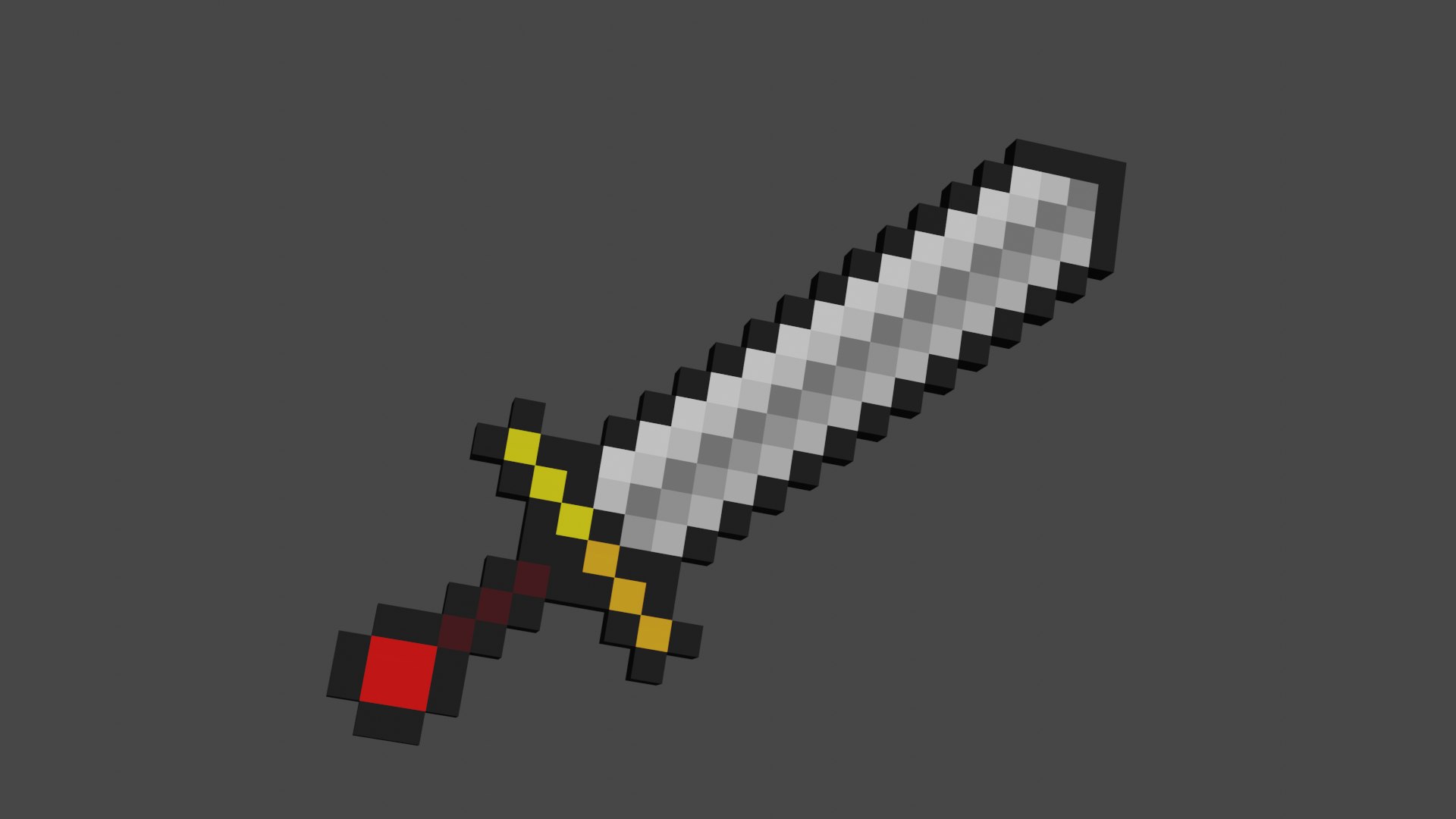 Pixel Sword 3D Model - TurboSquid 2060179