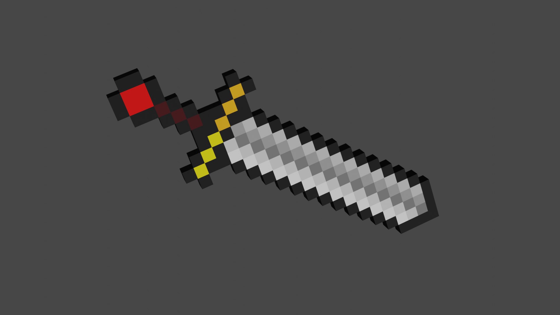 Pixel Sword 3D Model - TurboSquid 2060179