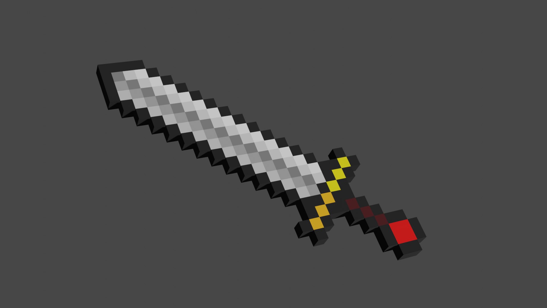 Pixel Sword 3D Model - TurboSquid 2060179