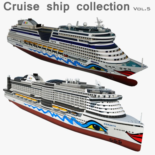 passenger cruise ship 3d model