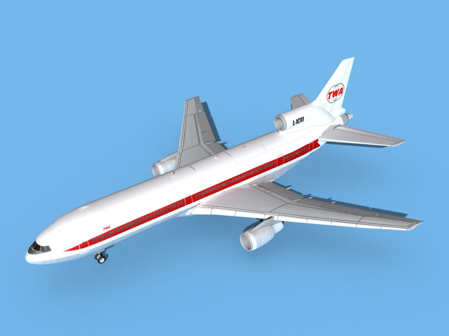 Lockheed L-1011-10 3D - TurboSquid 1488955