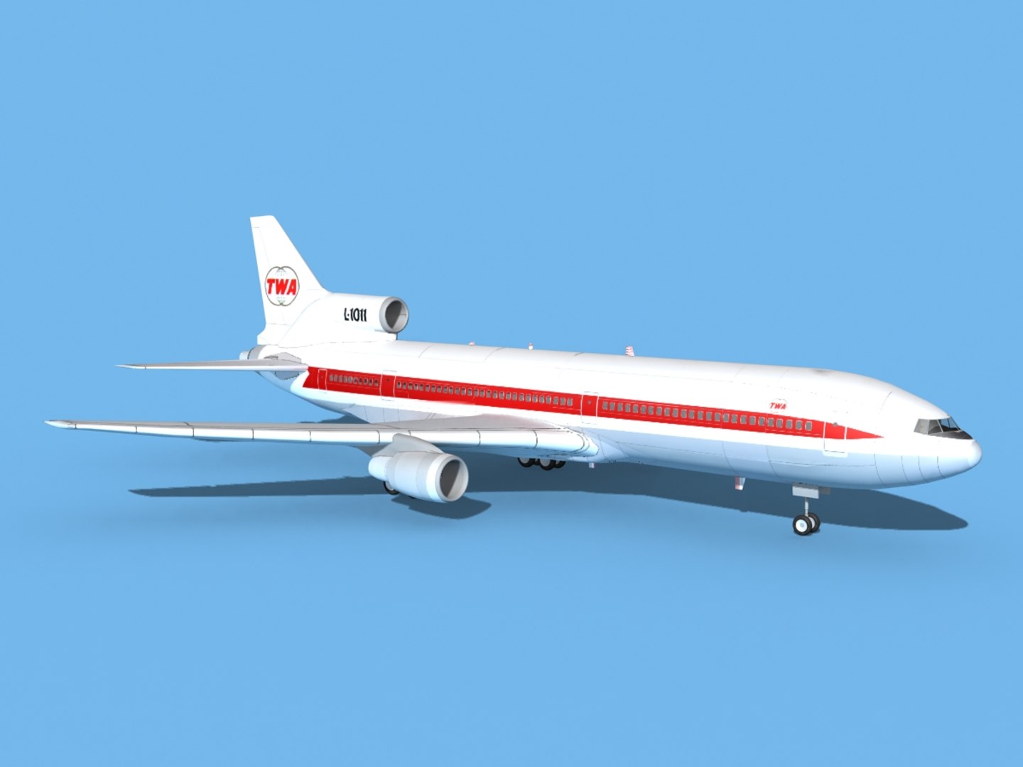 Lockheed L-1011-10 3D - TurboSquid 1488955