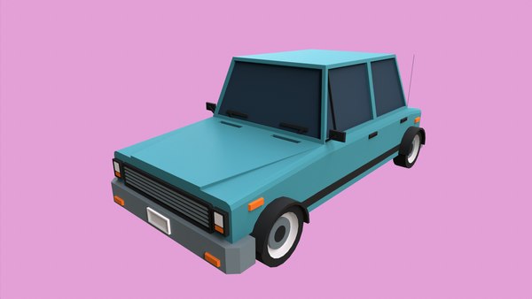 3D Lowpoly Car model - TurboSquid 2040438