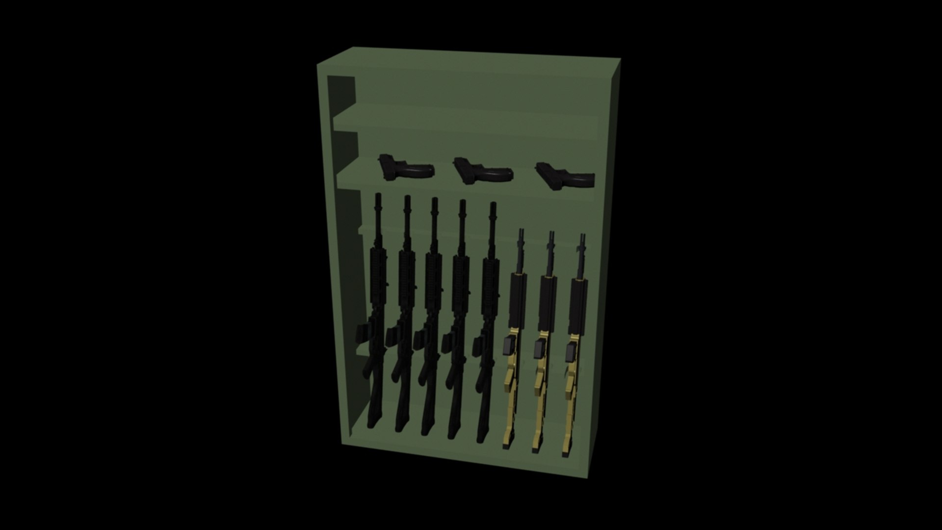 Weapons Rack 3d Ma