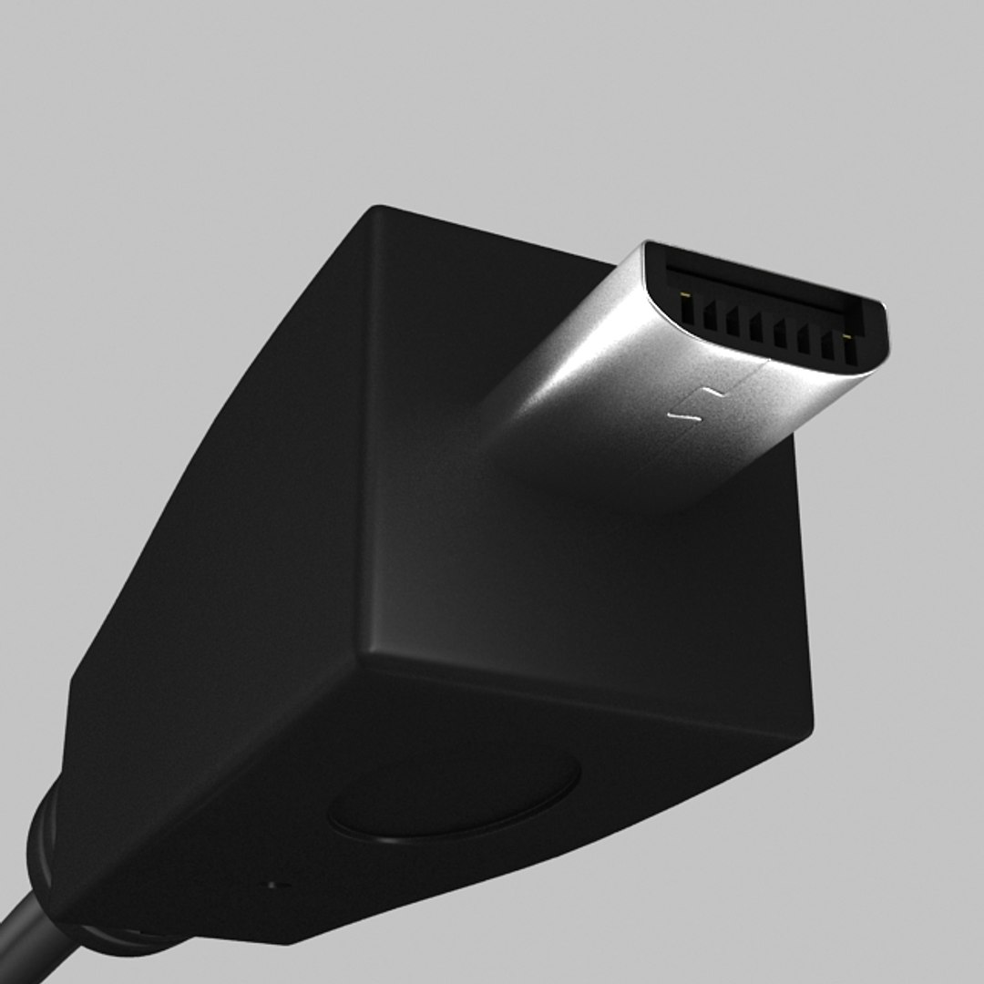 Micro Usb 8 Pins 3d Model