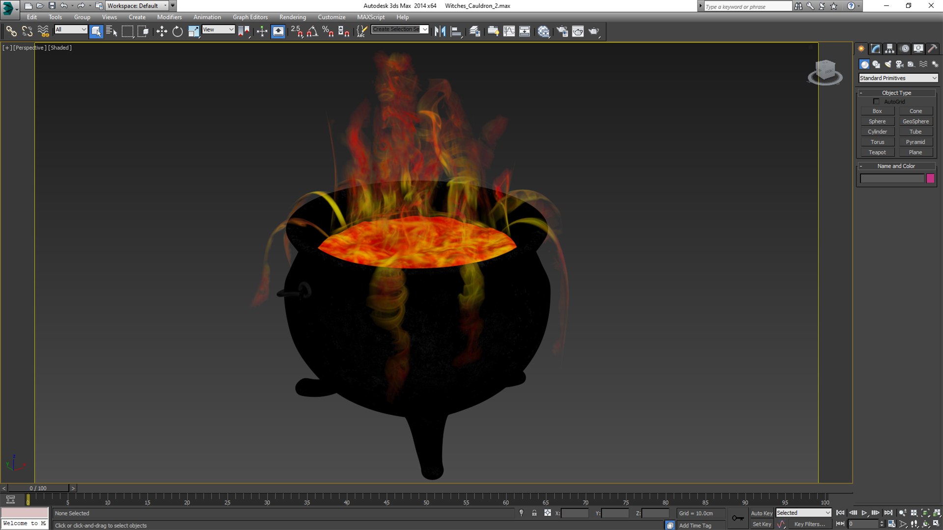 3D Witches Cauldron 2 - TurboSquid 2109425