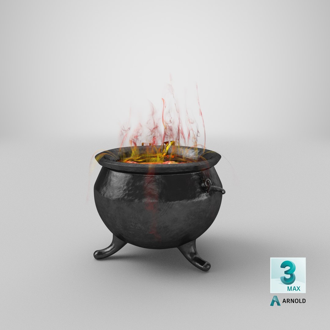 3D Witches Cauldron 2 - TurboSquid 2109425