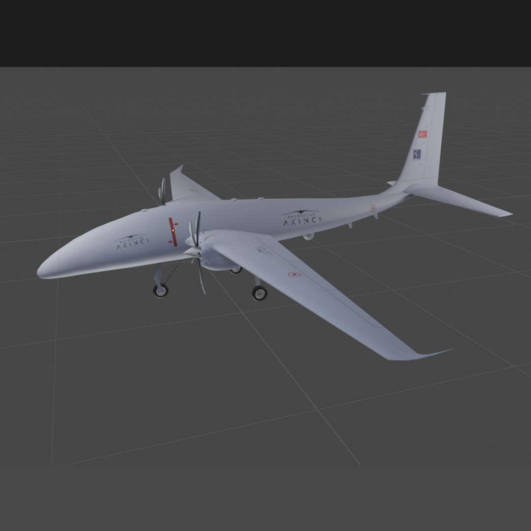 Turkish Akinci Uav 3D - TurboSquid 1617657
