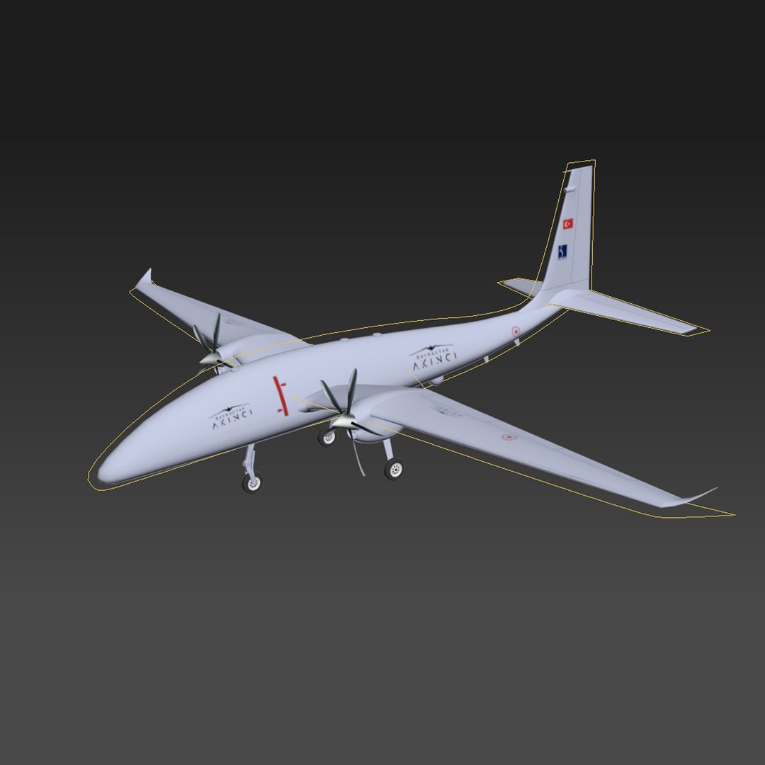 Turkish Akinci Uav 3D - TurboSquid 1617657
