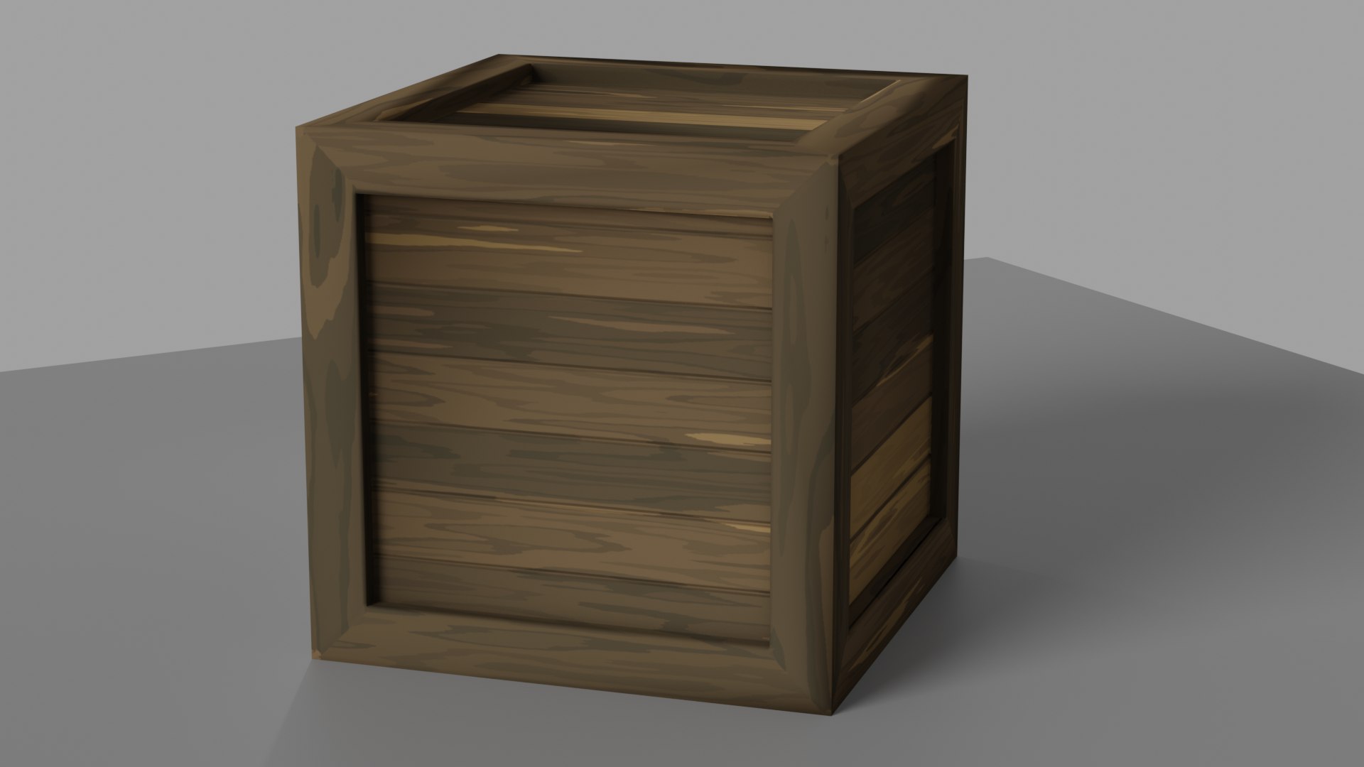 Low Poly Simple Crate model - TurboSquid 1985220