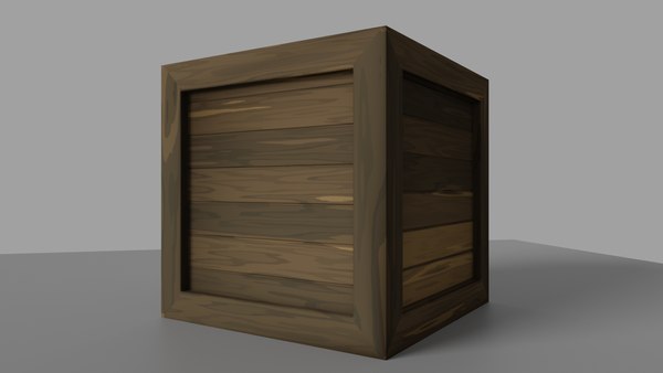 Low Poly Simple Crate model - TurboSquid 1985220